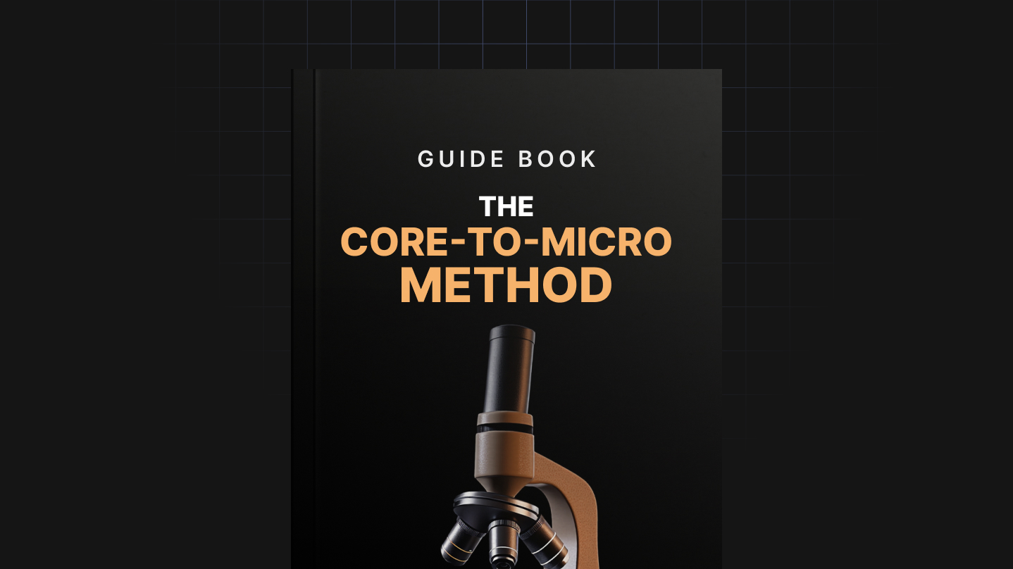The Core-to-Micro Method | Entrepedia