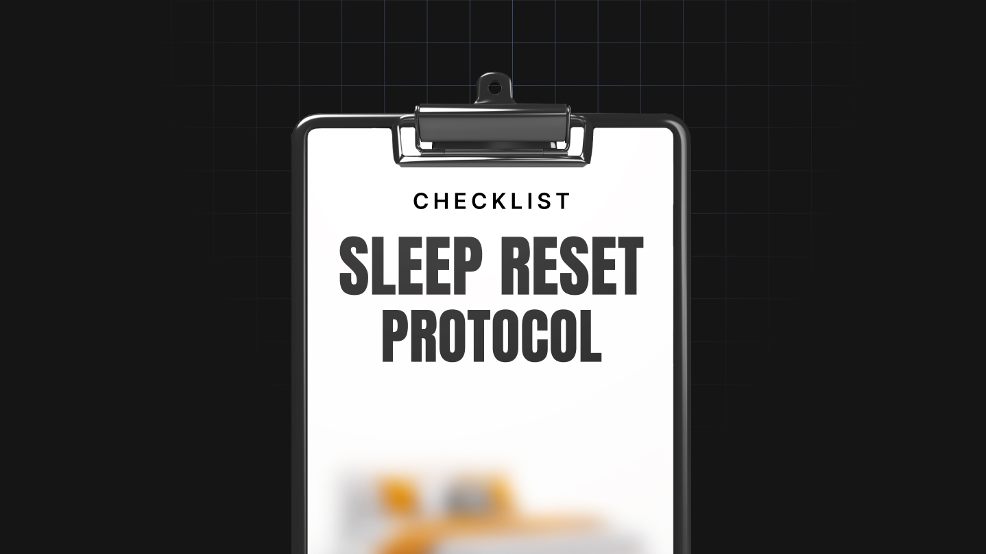 Sleep Reset Protocol | Entrepedia